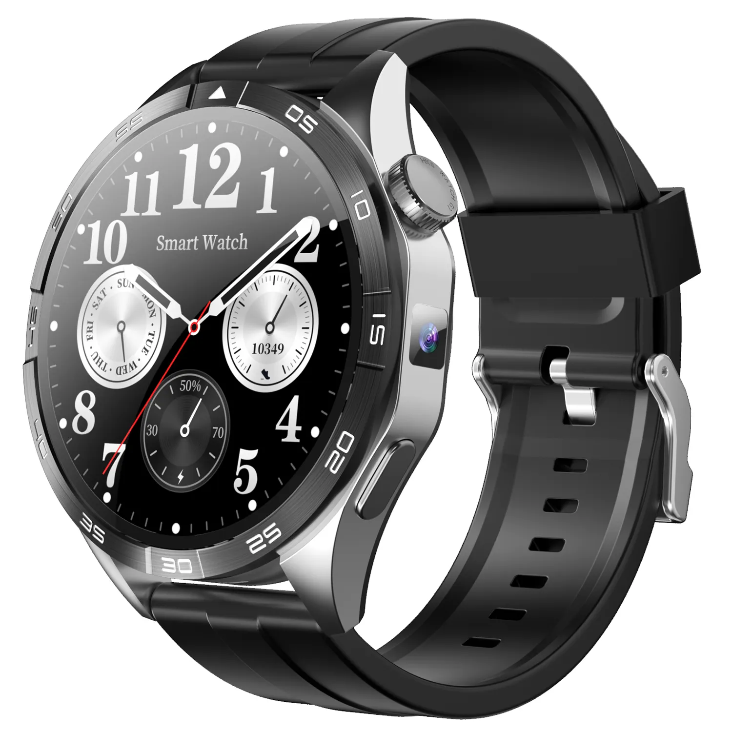 4G smartwatch for Men,1.43 Inch AMOLED,GPS Smartwatch IP67 - Vumazon