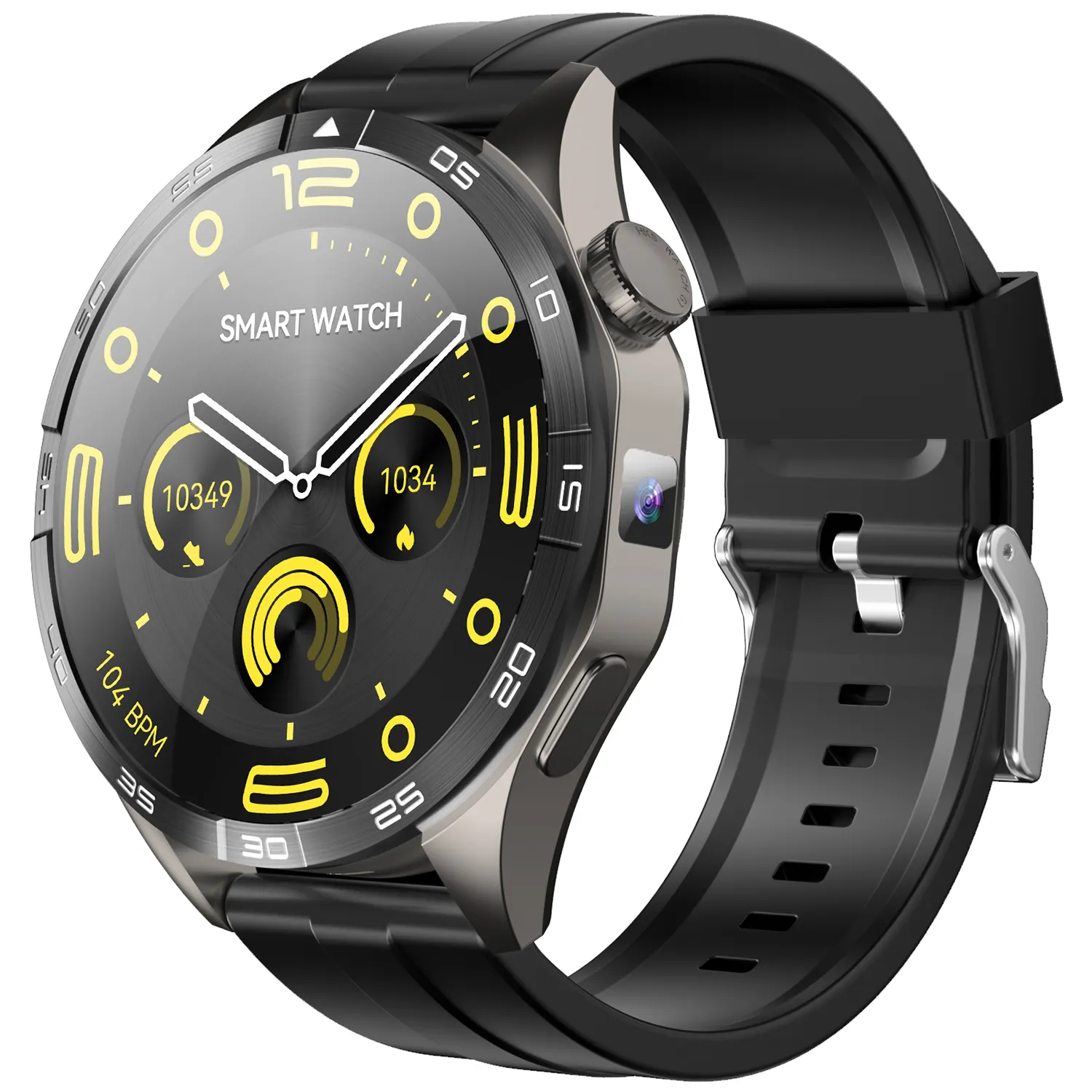 4G smartwatch for Men,1.43 Inch AMOLED,GPS Smartwatch IP67 - Vumazon