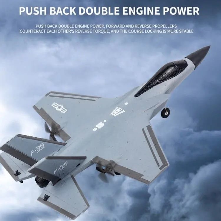 RC Aircraft Model 2.4G 4 Channel F35 Fighter - Vumazon
