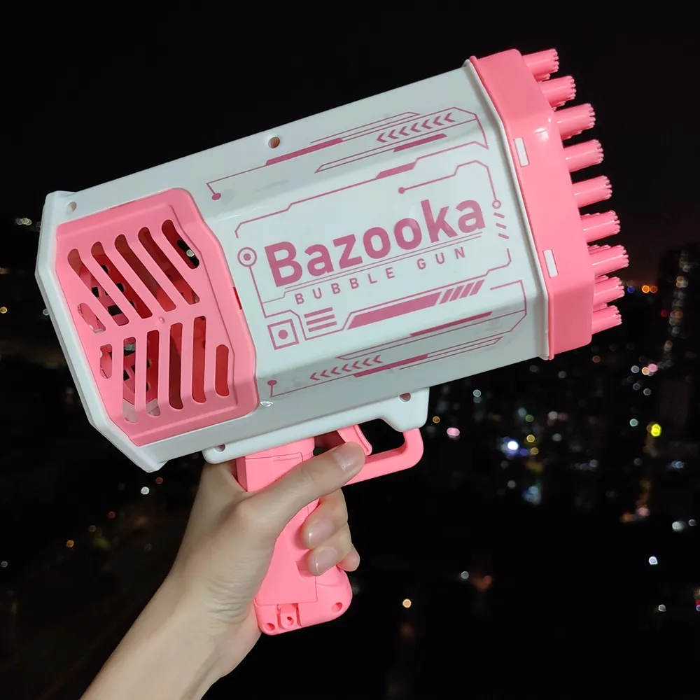Bazooka Bubble Gun 69 Holes Summer Toy for Kids - Vumazon
