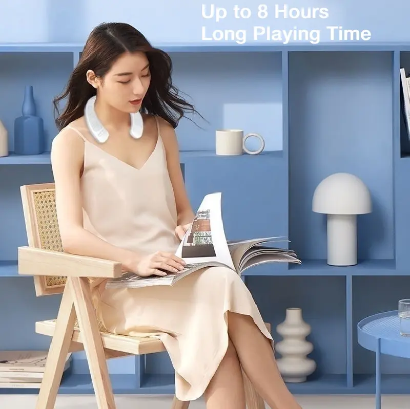 Bluetooth sport neckband speaker Wireless Speaker HIFI Stereo - Vumazon