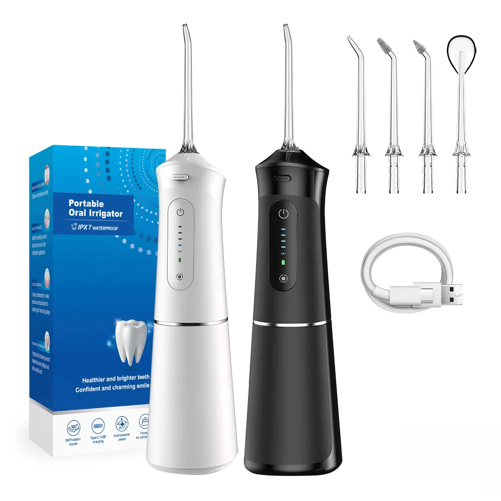 Rechargeable water dental flosser USB Water Dental Flossers - Vumazon